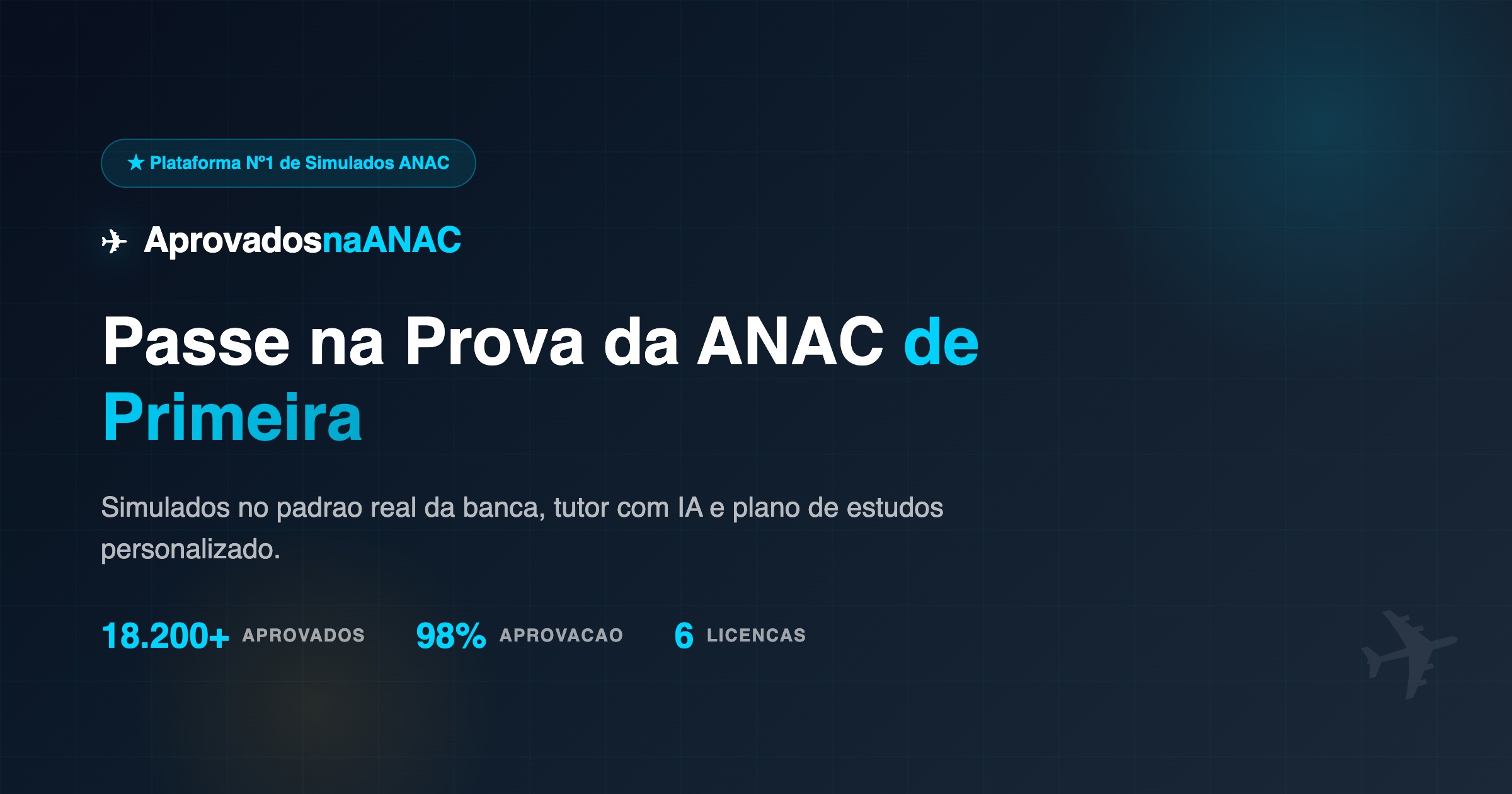 Aprovados na ANAC — Passe na prova com preparação completa
